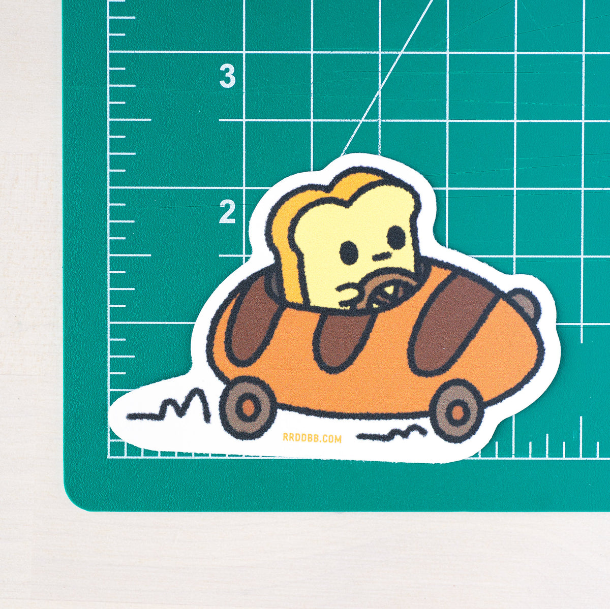 Bread Car Vinyl Sticker – Robot Dance Battle
