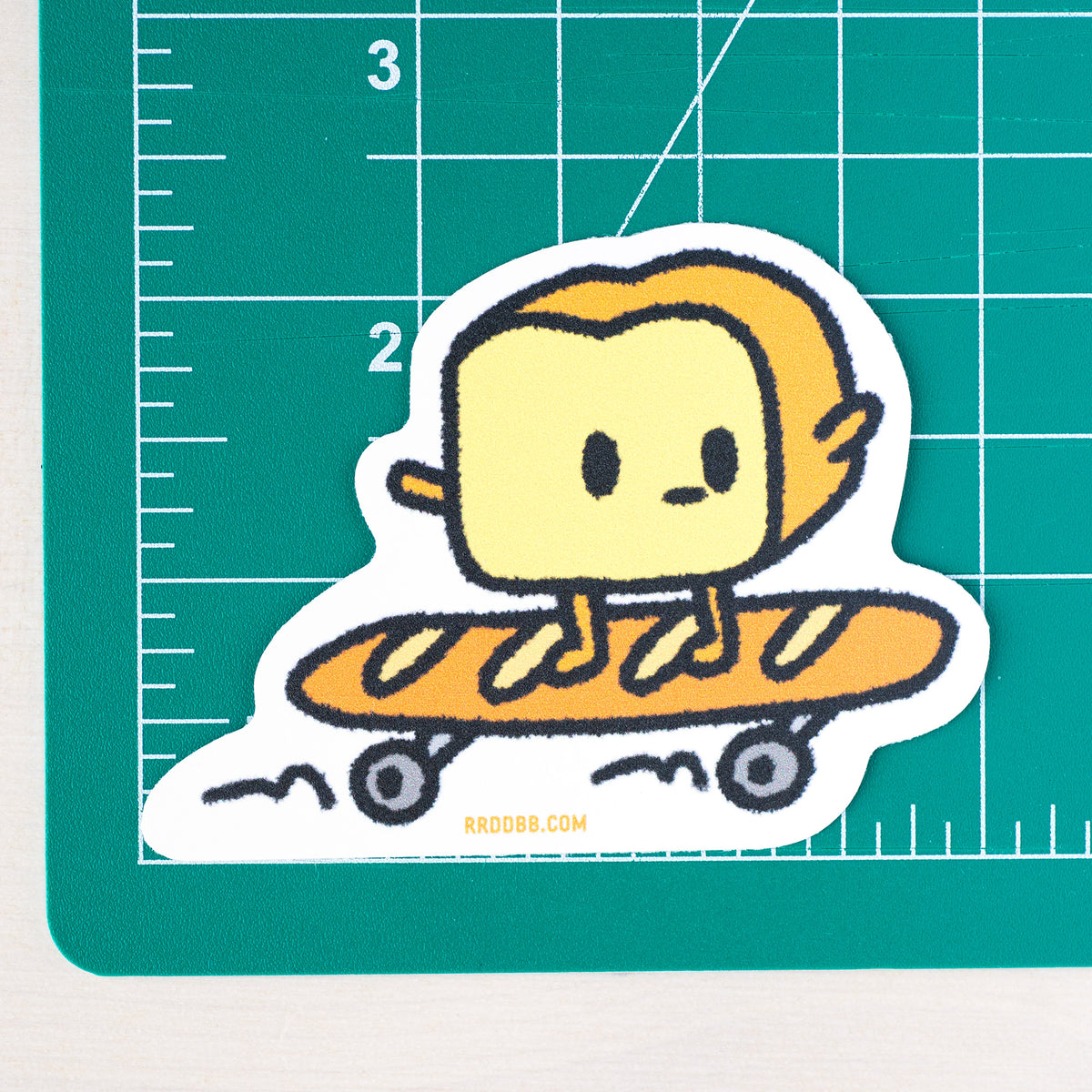 Bread Skateboard Vinyl Sticker – Robot Dance Battle