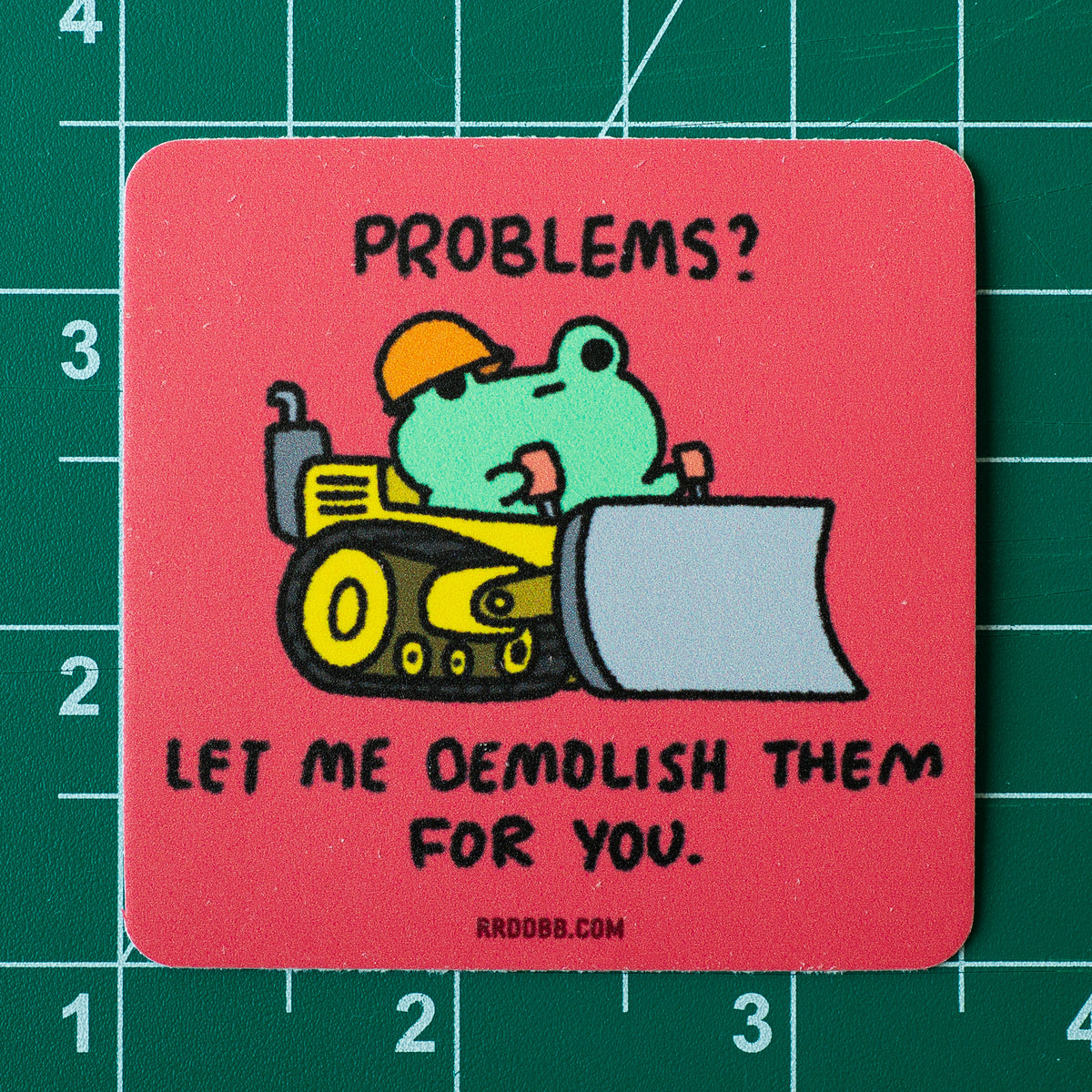 Bulldozer Frog Sticker – Robot Dance Battle