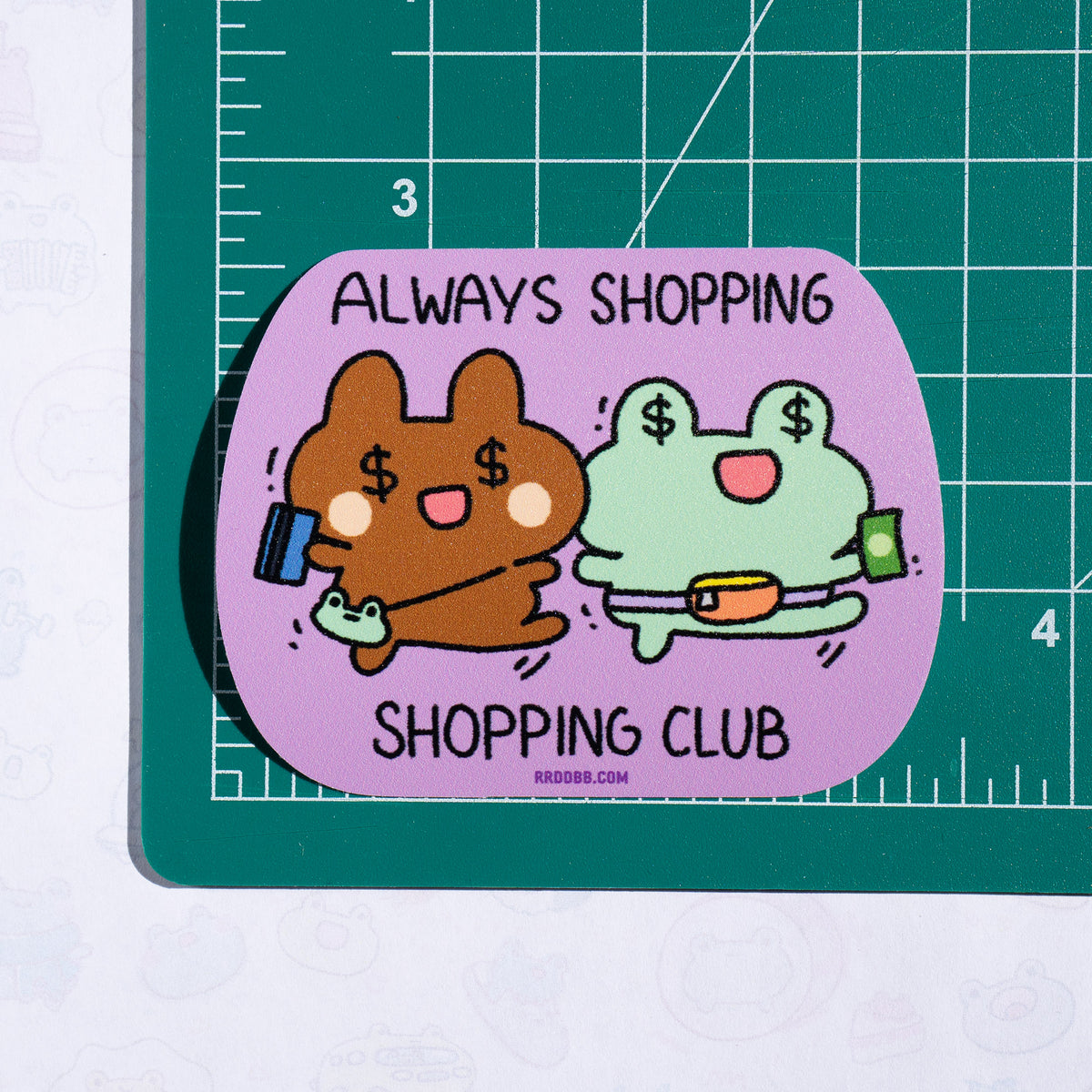 Always Shopping Shopping Club Vinyl Sticker – Robot Dance Battle