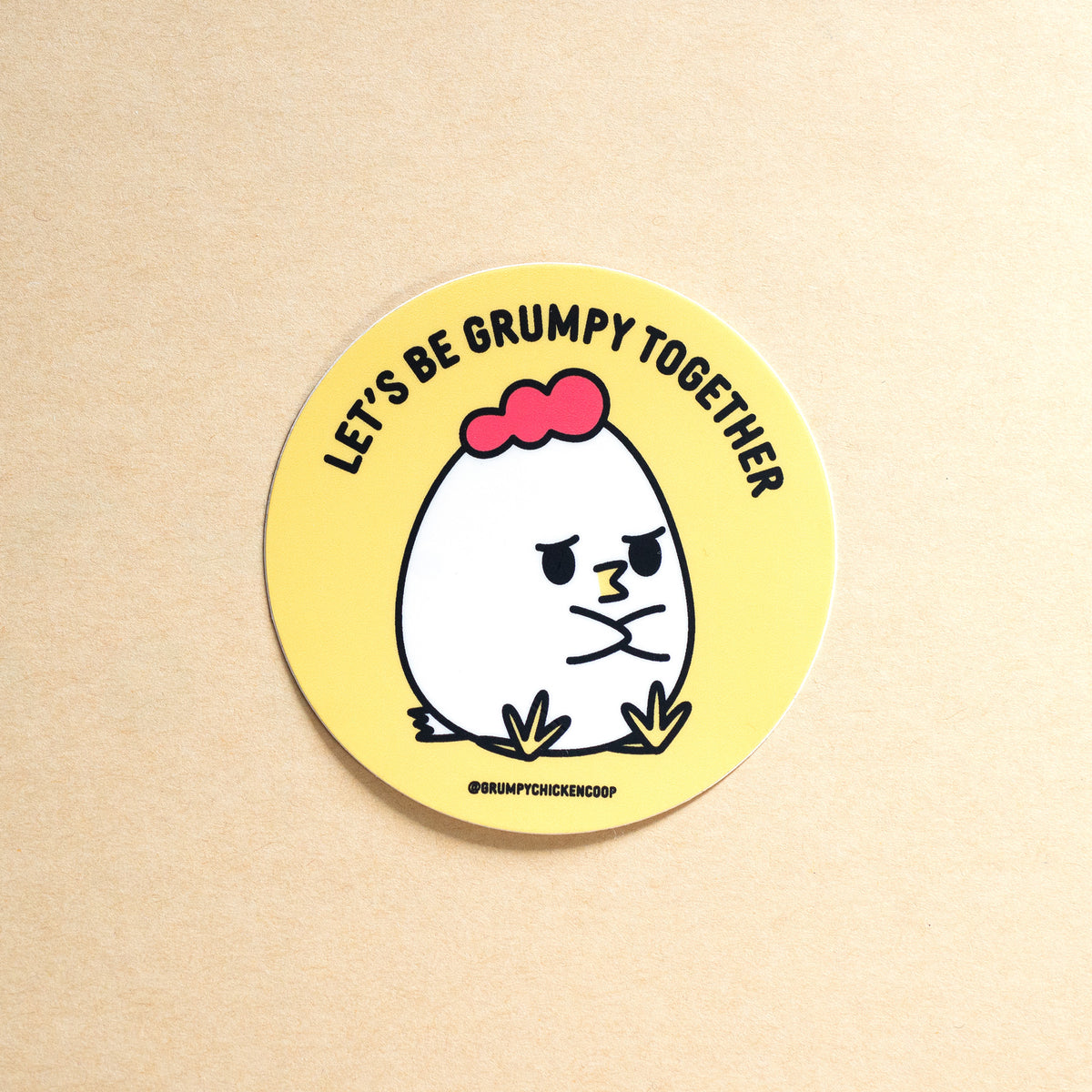 Let's Be Grumpy Together Sticker – Robot Dance Battle