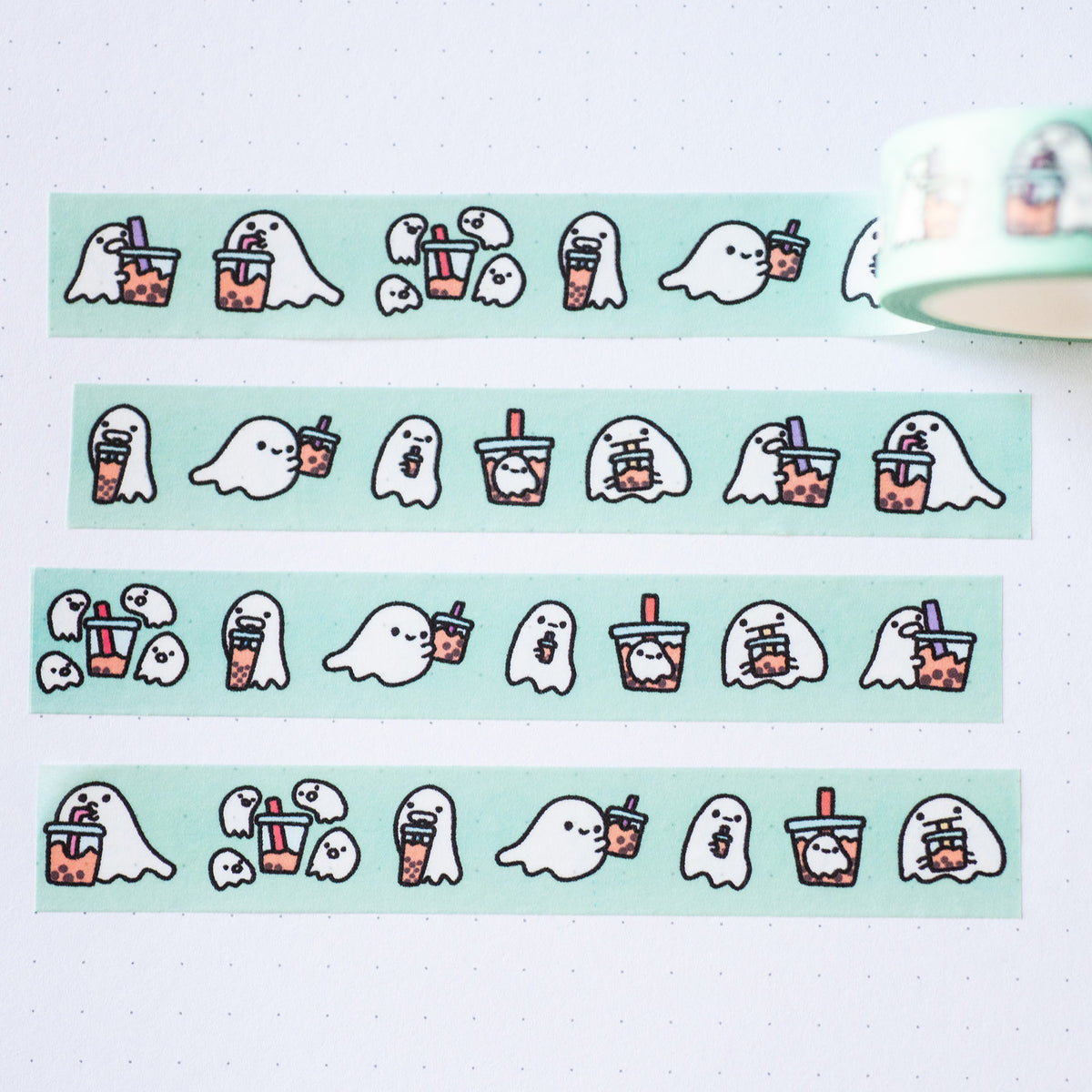 Boba Ghosts Washi Tape – Robot Dance Battle