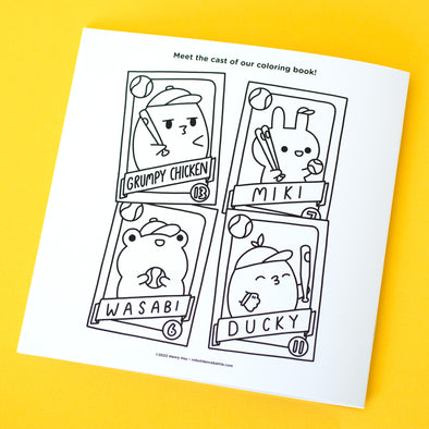 Grumpy Chicken's Coloring Book Vol. 1 – Robot Dance Battle
