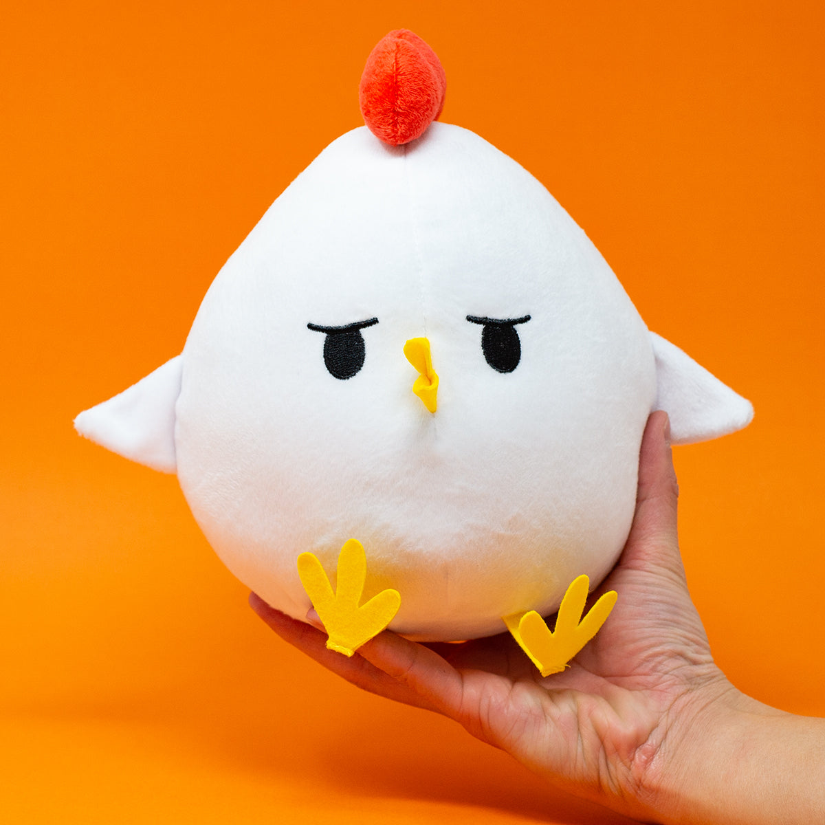 Grumpy Chicken Plushie – B-Grade – Robot Dance Battle