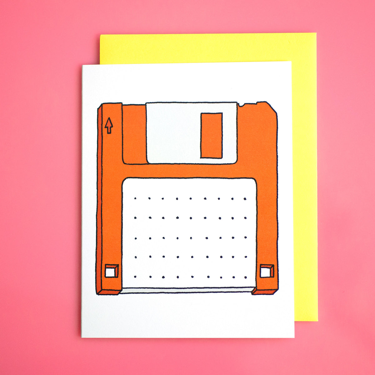 Floppy Greeting Card – Robot Dance Battle