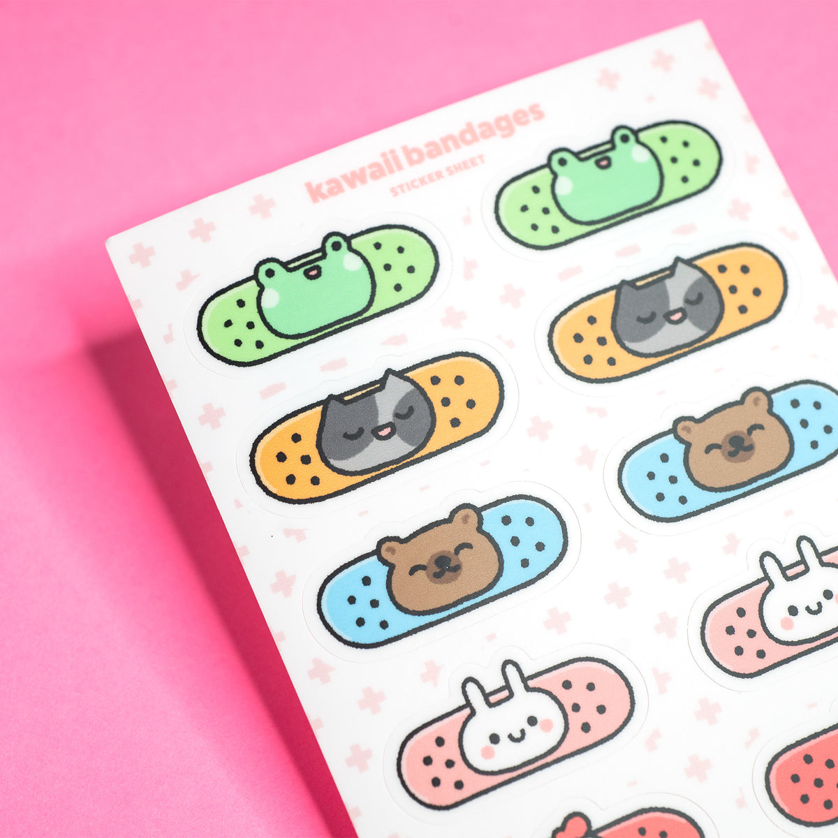 Kawaii Bandages Sticker Sheet – Robot Dance Battle